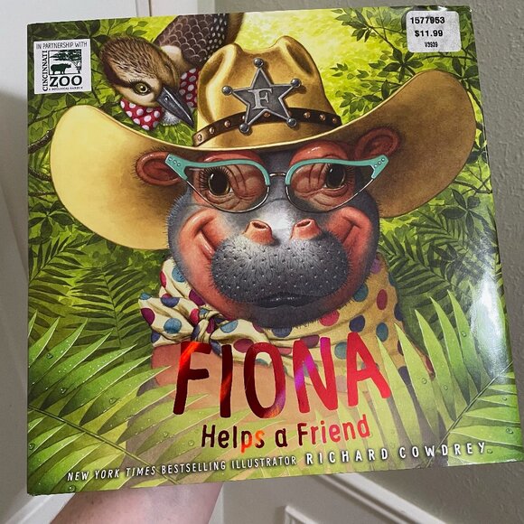 Zonderkidz | Toys | Fiona Helps A Friend A Fiona The Hippo Book | Poshmark